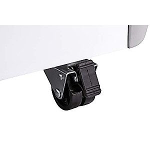 DUURA DDFC21 Commercial Mobile Ice Cream Display Chest Freezer Sub Zero Temp Curved Glass Top Frost Free Lid with 8 Wire Baskets, 71.7 Inch Wide 21.2 Cubic Feet, White, 21 cu.ft