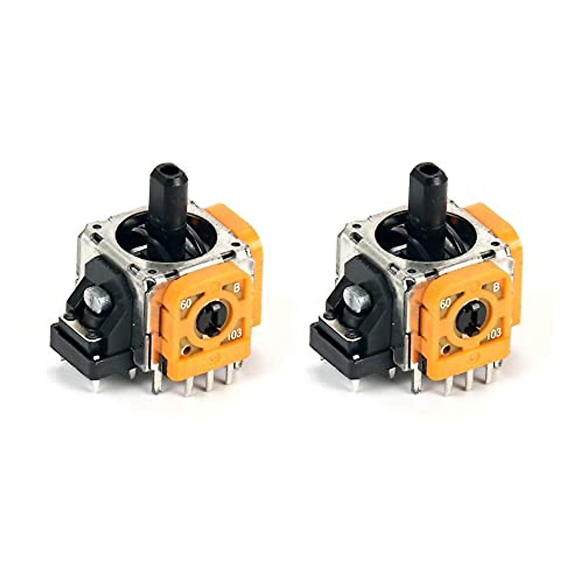 Grafken Replacement for PS5 3D Joystick Analog Grips Controller Repair Part 3Pin 3D Analog Stick Joystick Sensor Module