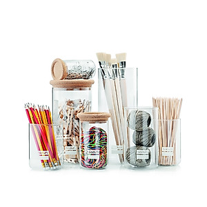 Bodum Yohki Coffee Storage Jar with Cork Lid, 1 L/34 oz, Cork