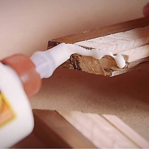 Gorilla Wood Glue, 4 Ounce Bottle, Natural Wood Color, (Pack of 6)