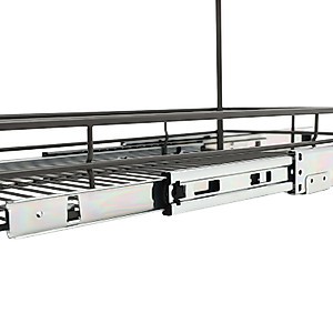 Sink Organizer and Storage,Multi-Purpose Cabinet Organizer,2-Tier Cabinet Pull Out Shelves,Pull Out Cabinet Organizer,Kitchen Helper,for Bathroom,Laundry Room,Kitchen,Pantry(Gray,21.5*10.5*15in)