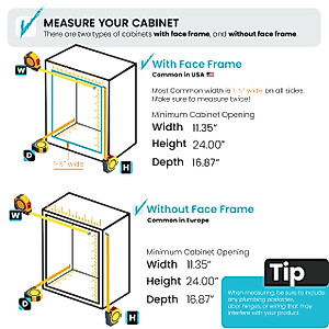 Home Zone Living 7.6 Gallon Pull Out Trash Can, Under Cabinet Design, 29 Liter Capacity