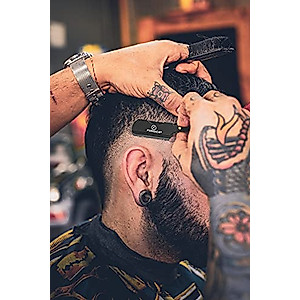 FORGICA-Barber Straight Razor Gift For Men Professional Straight Edge Razor for Men 100 Derby Blades