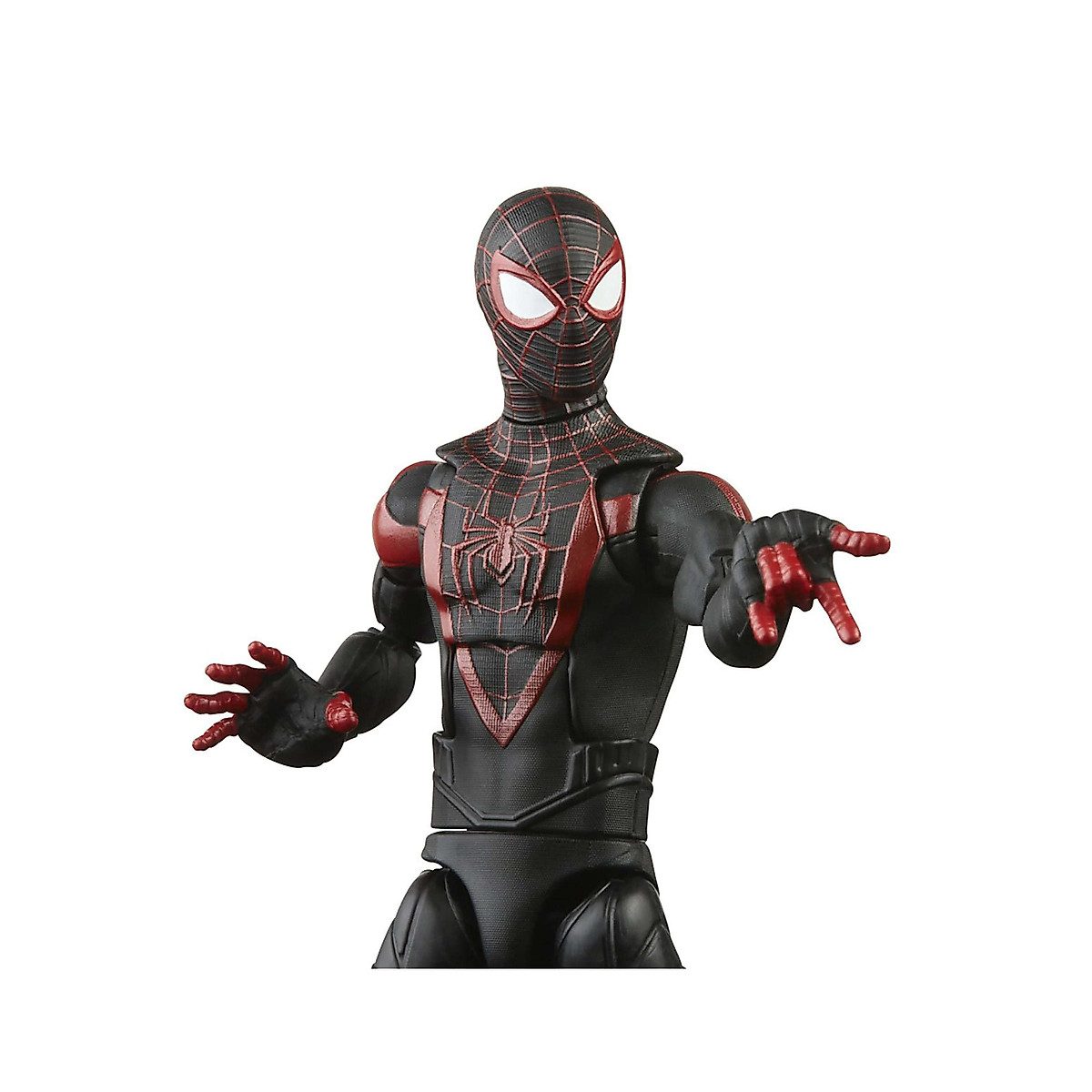 Spider-Man Marvel Legends Series Gamerverse Miles Morales 6-inch Collectible Action Figure Toy, 7 Accessories and 1 Build-A-Figure Part(s)