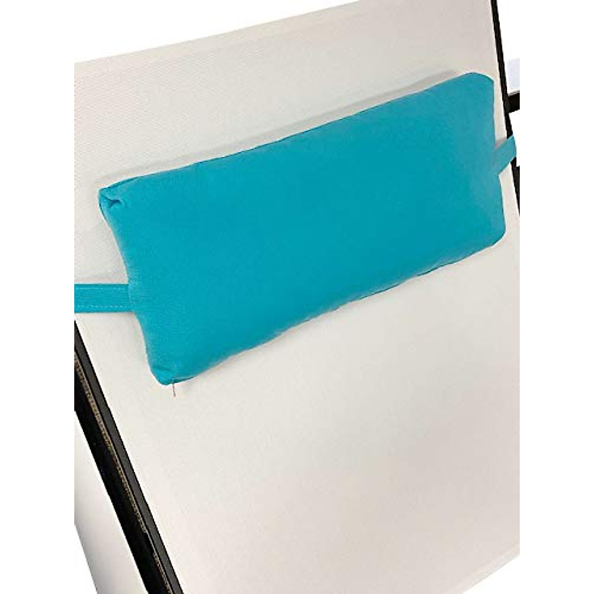 Sunbrella Headrest Pillow -fits Ledge Lounger (Aruba (Turquoise))