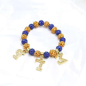 TongXin SGRHO Sorority Gift for Women 1922 Sorority Paraphernalia Bracelet Greek Sorority Rhinestone Jewelry Gift (SGR Bracelet 02)