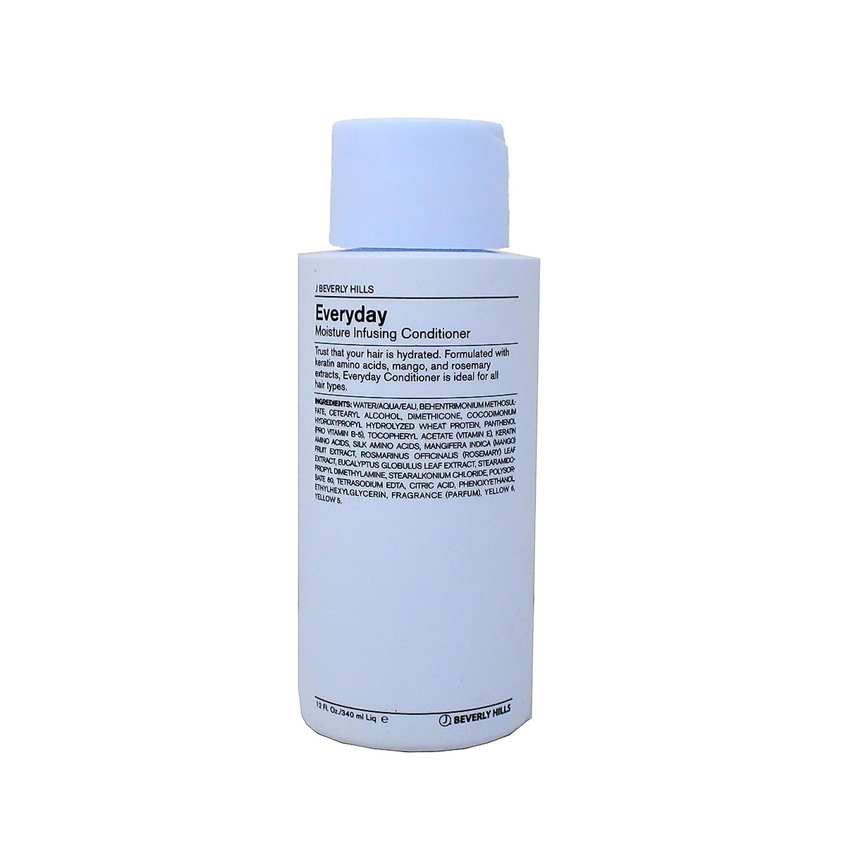 J Beverly Hills Blue Everyday Moisturizing Conditioner with Keratin for Hydration, 12 Oz