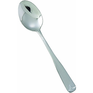 Winco 12-Piece Lisa Dinner Spoon Set, 18-0 Stainless Steel