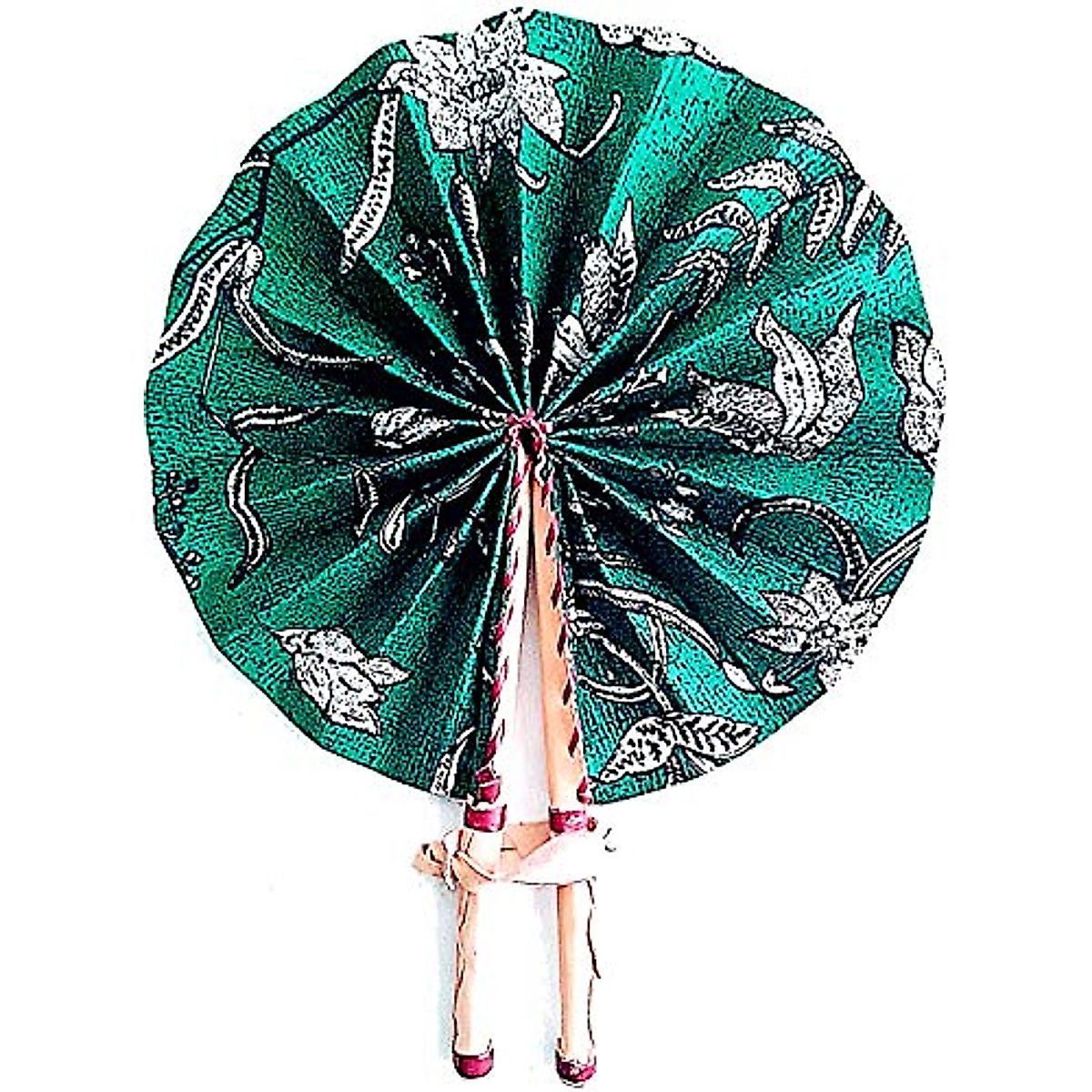 African Fabric Handfans