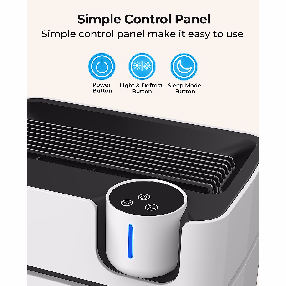 Dehumidifier, PLUSCENT 1000 Sq. Ft. Dehumidifiers for Home, 88 OZ Dehumidifier for Basement Bedroom Bathroom RV and Closet with Drain Hose, Auto Defrost, Auto Shut Off, Sleep Mode, 7 Colors LED Light