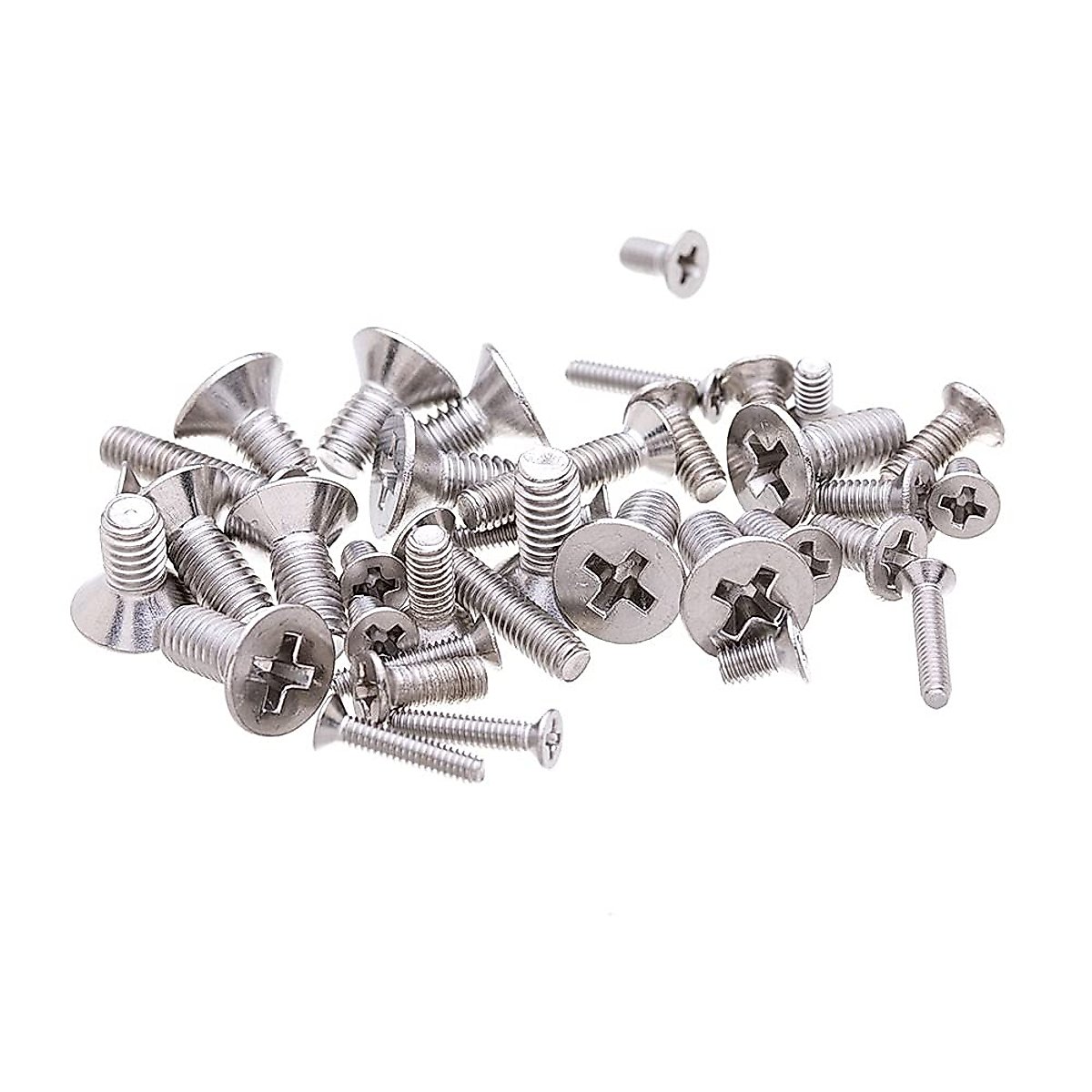 MUMUJJ Countersunk Machine Screws, Flat Head Phillips Machine Screws and Hex Nuts Kit for Laptop Notebook Computer Replacement Screws Kit