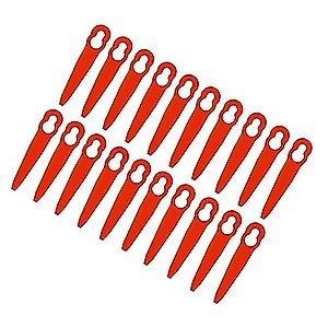 TECKEEN 20 Pack Lawn Cutter Plastic Blades Replacement for STIHL FSA 45 Cordless Strimmer Grass Trimmer Lawn Cutter