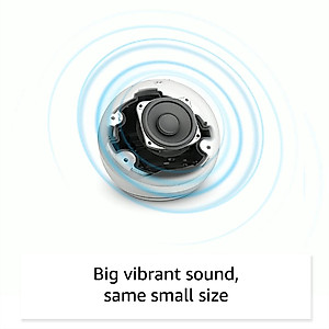 All-New Echo Dot (5th Gen, 2022 release) with clock | Smart speaker with clock and Alexa | Cloud Blue