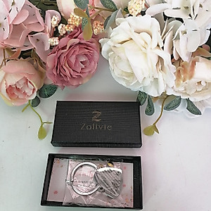 Zolivie Bee Keychain-Inspirational Keyring for Graduation Farewell Birthday-Motivational Key Chain- For Him/Her-Colleagues Friends-Handbags & Purse Charms