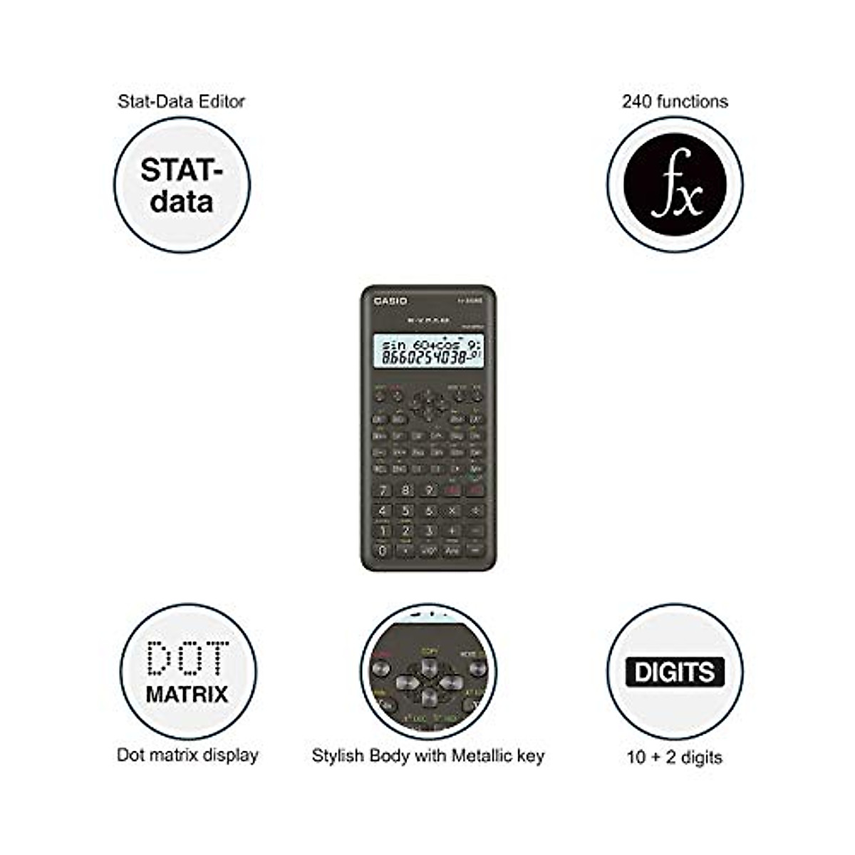FX-350MS 2nd Edition Non-Programmable Scientific Calculator