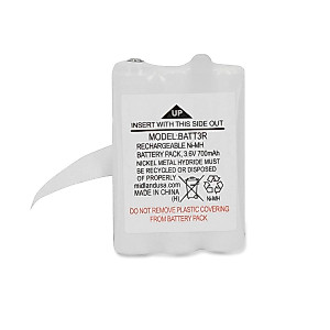 2 Pack BATT3R Battery AVP14 Replacement 3.6V 700mAh for Midland BATT3R BATT-3R,MID-AVP14, LXT600, T50 T60, X-Talker Radios