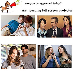 [2 Pack]Galaxy S21 Ultra Privacy Screen Protector Support Fingerprint Sensor Full Adhesive Soft Film,Maxsoco 2-Way Anti Spy Case Friendly Nano Shield[Not Glass](6.8inch),2021 Galaxy S21 Ultra 5G