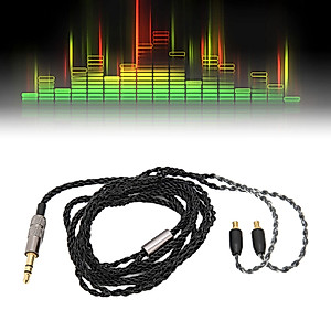 Sanpyl Headphone Cable Replacement, 130cm/51.2in Length 3.5mm Plug 18 Core Oxygen Free Copper, Earphone Cable for ATH CKS1100 E40 E50 E70 LS200 LS300