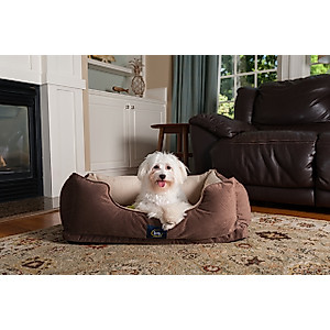 Serta Ortho Cuddler Pet Bed, Mocha