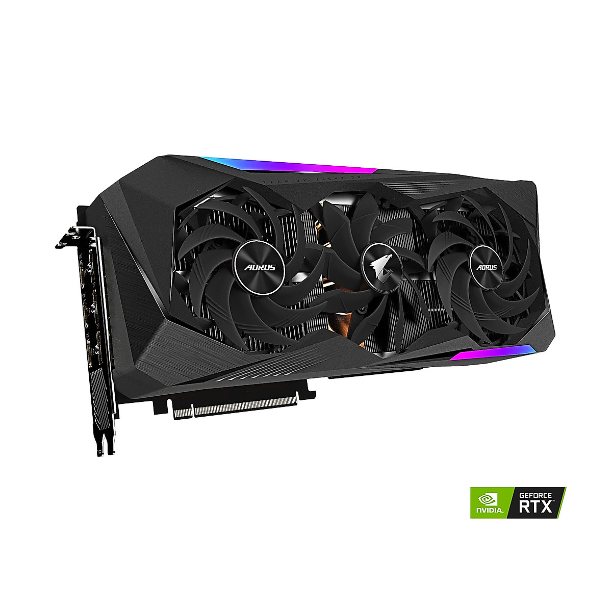 GIGABYTE AORUS GeForce RTX 3070 Ti Master 8G Graphics Card, MAX-Covered Cooling, 8GB 256-bit GDDR6X, GV-N307TAORUS M-8GD Video Card