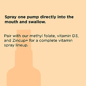 nbpure Organic & Vegan Vitamin Methyl B12 Spray – Natural Energy, Mood, & Nerve System Support for Women, Men, Kids – 500mcg Liquid Methylcobalamin Per Spray