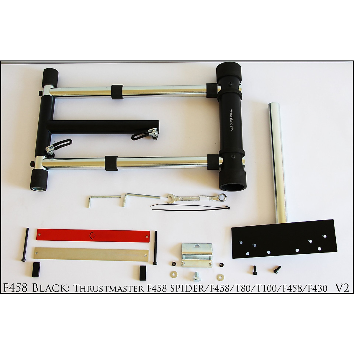 Wheel Stand Pro F458 Wheelstand Compatible With Thrustmaster 458 (Xbox 360) F458 Spider (Xbox One), T80,T100, RGT, Ferrari GT,F430; Logitech Driving Force GT V2: Wheel/Pedals Not included