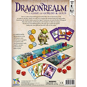 Gamewright Dragonrealm – A Strategy Card and Dice Game of Goblins & Gold