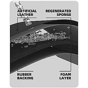 Dish Drying Mat for Kitchen Counter - Color G Hide Stain Absorbent Dish Rack Mat - Rubber Backing, Heat Resistant, Quick Dry, Easy Clean - 12"x19" Small Black Coffee Bar Mat Drying Matt