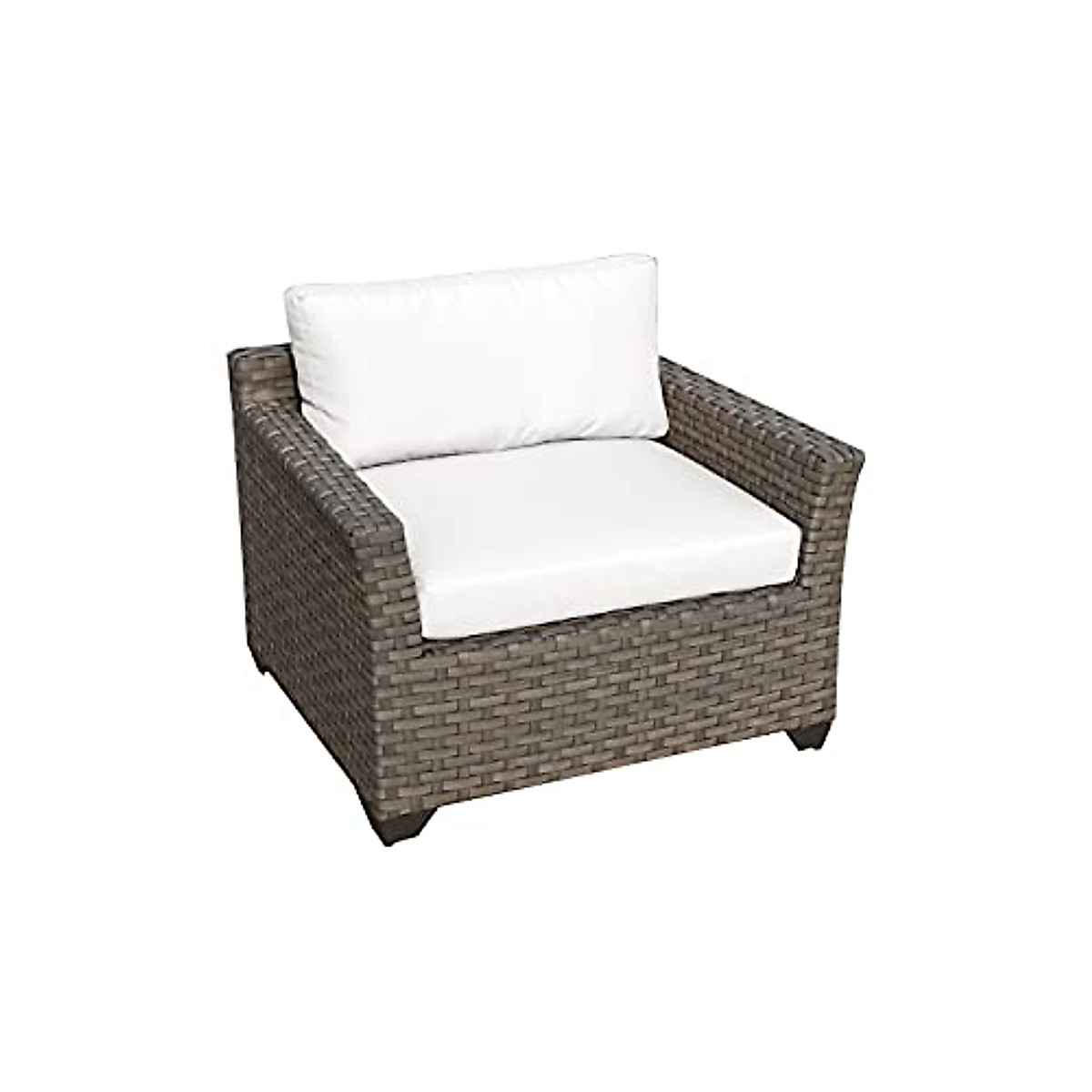 TK Classics MONTEREY-08a-WHITE Monterey Seating Outdoor Furniture, Sail White
