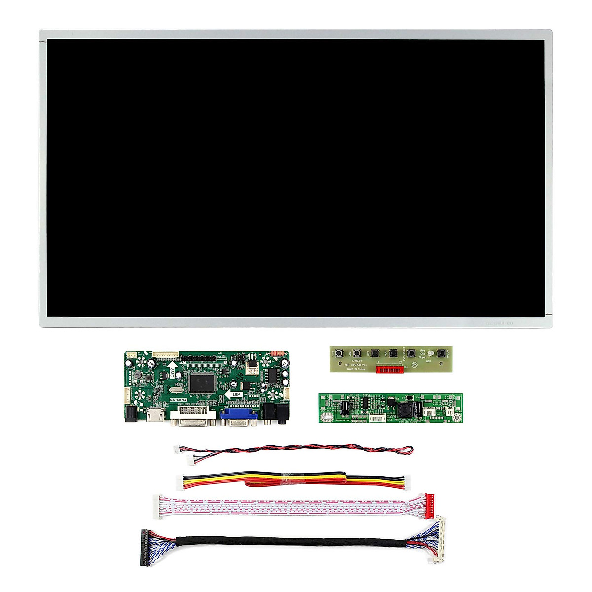 VSDISPLAY 21.5" IPS LCD Screen 21.5 inch 1920X1080 HR215WU1-120 Work with HD-MI VGA DVI LCD Controller Board M.NT68676