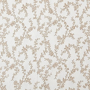 Laura Ashley - King Sheet Set, Cotton Flannel Bedding, Brushed for Extra Softness & Comfort (Victoria Beige, King)