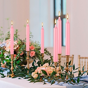 20 Pcs Pink Taper Spell/Chime Taper Candle,4 Inch Dinner Candle Sticks for Birthdays, Parties, Wicca Wiccan Supplies and Christmas