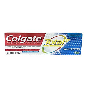 Colgate Total Whitening Toothpaste Gel, 3.3 oz (Pack of 3)