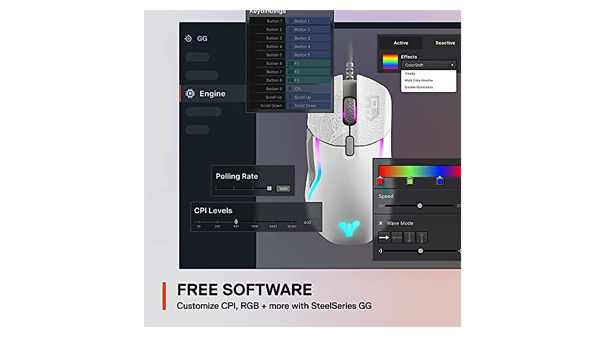 SteelSeries Rival 5 Gaming Mouse with PrismSync RGB Lighting and 9 ...