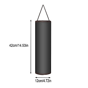 3 Pieces Plastic Bag Holder Folding Hanging Storage Grocery Bag Plastic Bag Holder Dispensers Trash Bags Holder Organizer (B-Black)