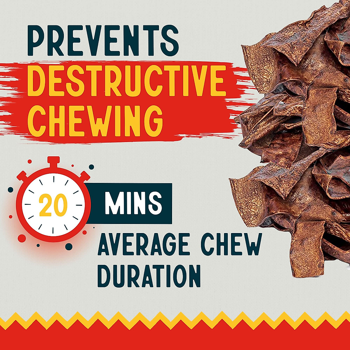 Canine Chews Beef Flavor Prime Cut Thick Chips for Aggressive Chewers Dog Chew Toy Beef Basted Rawhide Chip Slices 1 Pound (Beef Flavor 1lb)