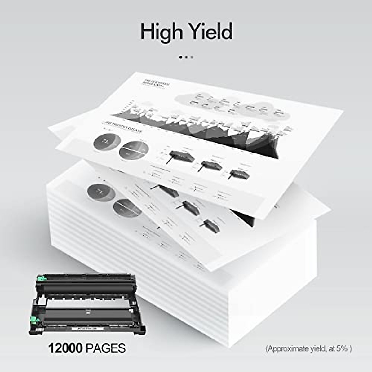 CYMBAINK Compatible DR730 Drum Unit Replacement for Brother DR730 DR-730 Compatible with HL-L2350DW HL-L2395DW HL-L2390DW HL-L2370DW HL-L2370DWXL MFC-L2750DW MFC-L2710DW DCP-L2550DW