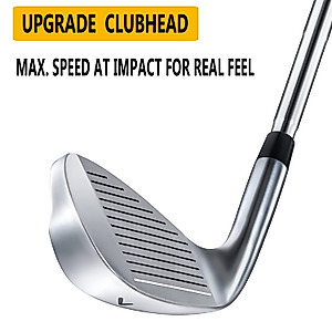 MAZEL Short 7 Iron Golf Club for Kids Boys & Girls Aged 6-9 Years - Junior Practice Golf Iron,24.5 Inch