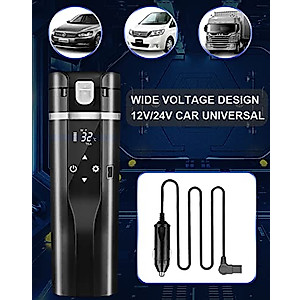 24V/12V Travel Electric Kettle for Car/Truck, 480ml Car Heating Mug with Anti-Spill Lid, Leakproof, 304 Stainless Steel Liner Portable Coffee Tea Cup Up to 100℃ Variable Temp Control Thermos