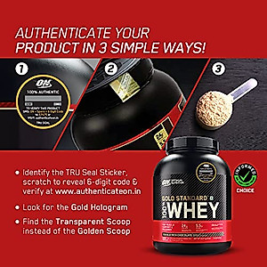 Optimum Nutrition Gold Standard 100% Whey Protein Powder, Mocha Cappuccino, 5 Pound (Packaging May Vary)