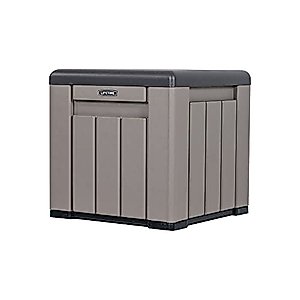 Lifetime 60372U Outdoor Cube Storage Box, Gray