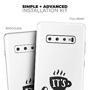 DesignSkinz Its Coffee Time Protective Vinyl Decal Wrap Skin Cover Compatible with The Samsung Galaxy S20 (Screen Trim & Back Glass Skin)