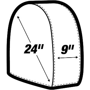 Tire Wheel Covers Wheel Paint Masker 4 Pack 32" Silver Waterproof Dustproof Aluminum Film Cotton Lining Tire Sun/Snow Protectors, Suitable for 24" Diameter tire