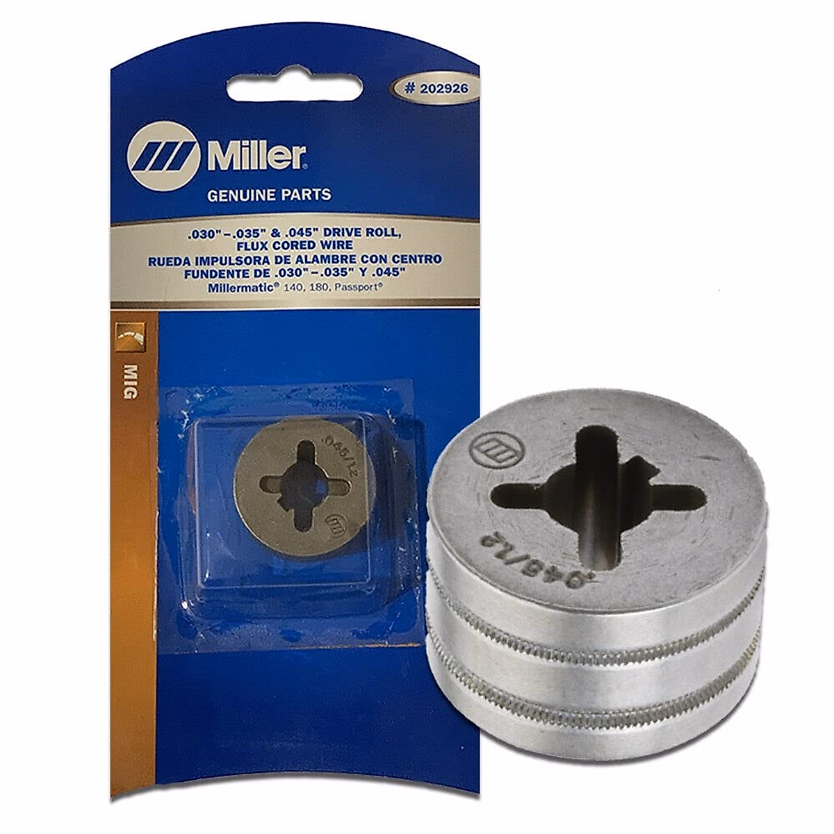 GSParts Genuine Miller 202926 .030-.035 & .045 VK-Groove Drive Roll