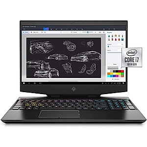 HP OMEN New 15 Gaming Laptop, 15.6" Full HD, Intel Core i7-10750H, NVIDIA GeForce RTX 2070 with Max-Q (8 GB), 16 GB DDR4 RAM, 1TB 7200 RPM SATA Hard Drive and 512 GB SSD Storage, RGB Keyboard