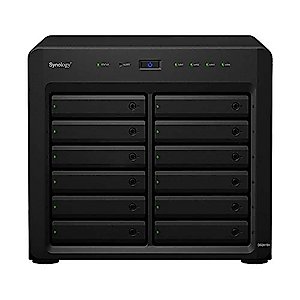 Synology DiskStation DS2419+ iSCSI NAS Server with Intel Atom 2.1GHz CPU, 16GB Memory, 48TB HDD Storage, DSM Operating System
