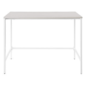 OSP Home Furnishings Contempo 42-Inch Desk, White
