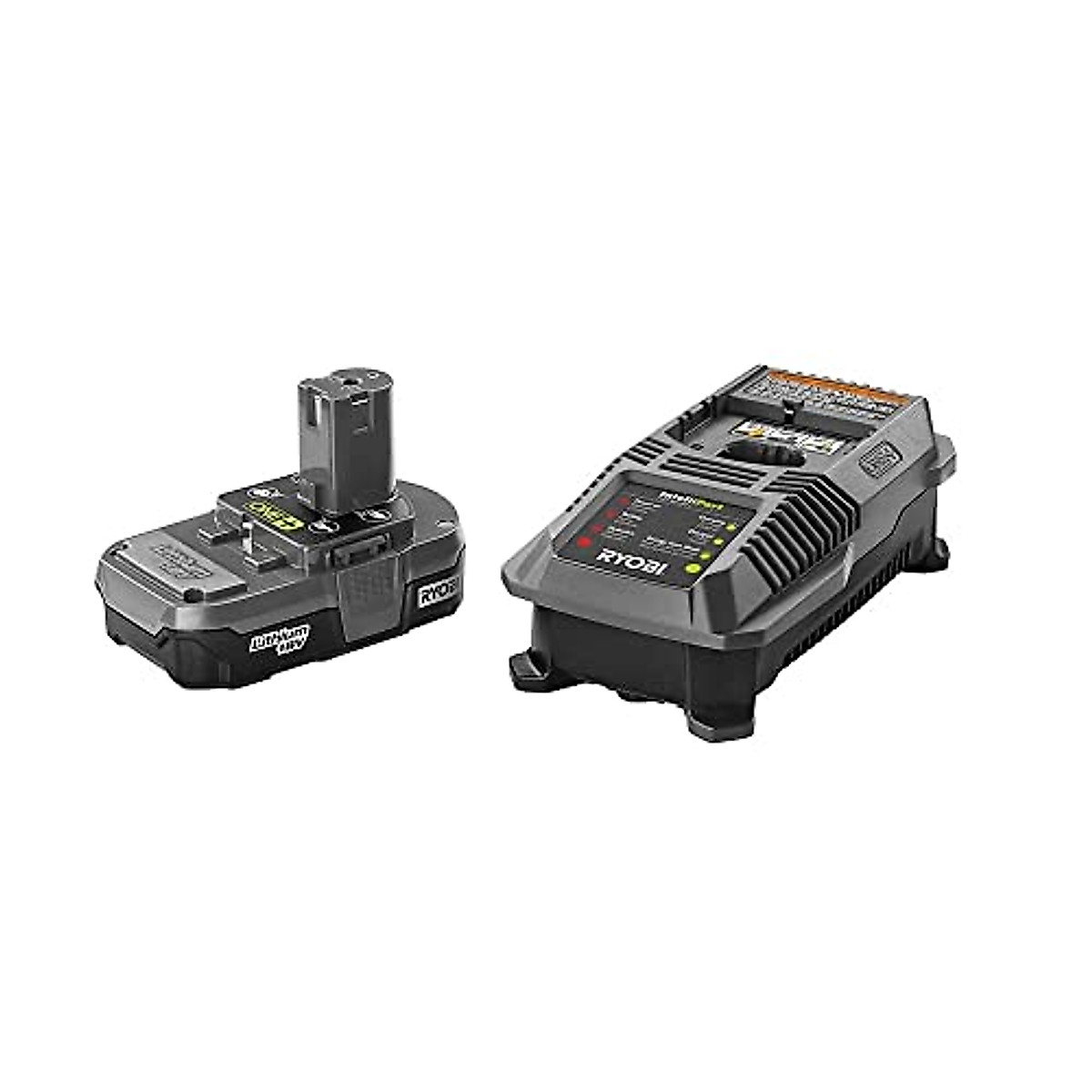 RYOBI ONE+ 18-Volt Lithium-Ion Electric Cordless String Trimmer and Edger - 1.3 Ah Battery and Charger Included