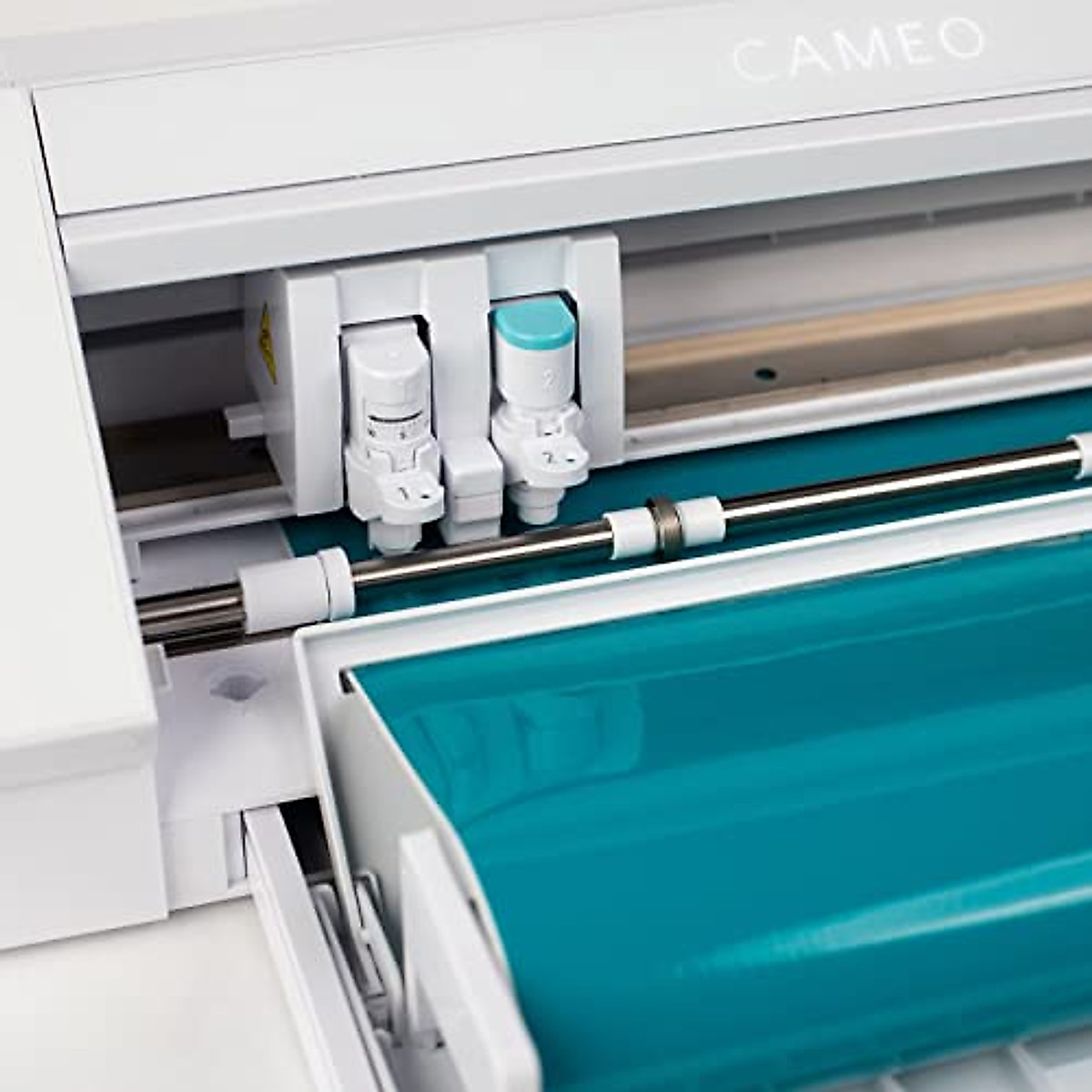 Silhouette Cameo 4 with Bluetooth, 12x12 Cutting Mat, Autoblade 2, 100 Designs and Silhouette Studio Software - White Edition