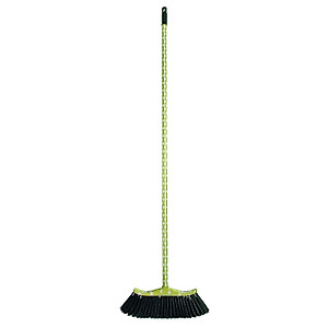 Superio Cotton Mop and Broom Set, Light Green Polka Dot Print Design, Superior Cleaning Tools Broom and String Mop.